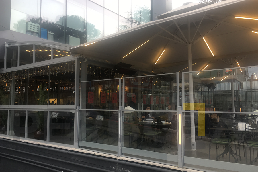 Motorized Wind Breaker System | PERGOLA TURKEY